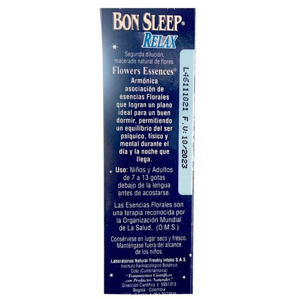 Bon sleep relax x 25 ml - Natural Freshly – Artemisa Productos Naturales