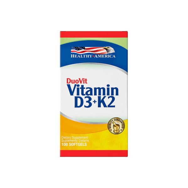 DuoVit Vitamina D3+K2 x 100 Softgels - Healthy America – Artemisa ...