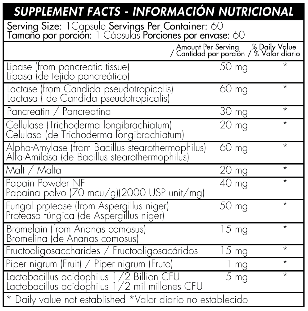 Enzymax x 60 cápsulas - Healthy America – Artemisa Productos Naturales